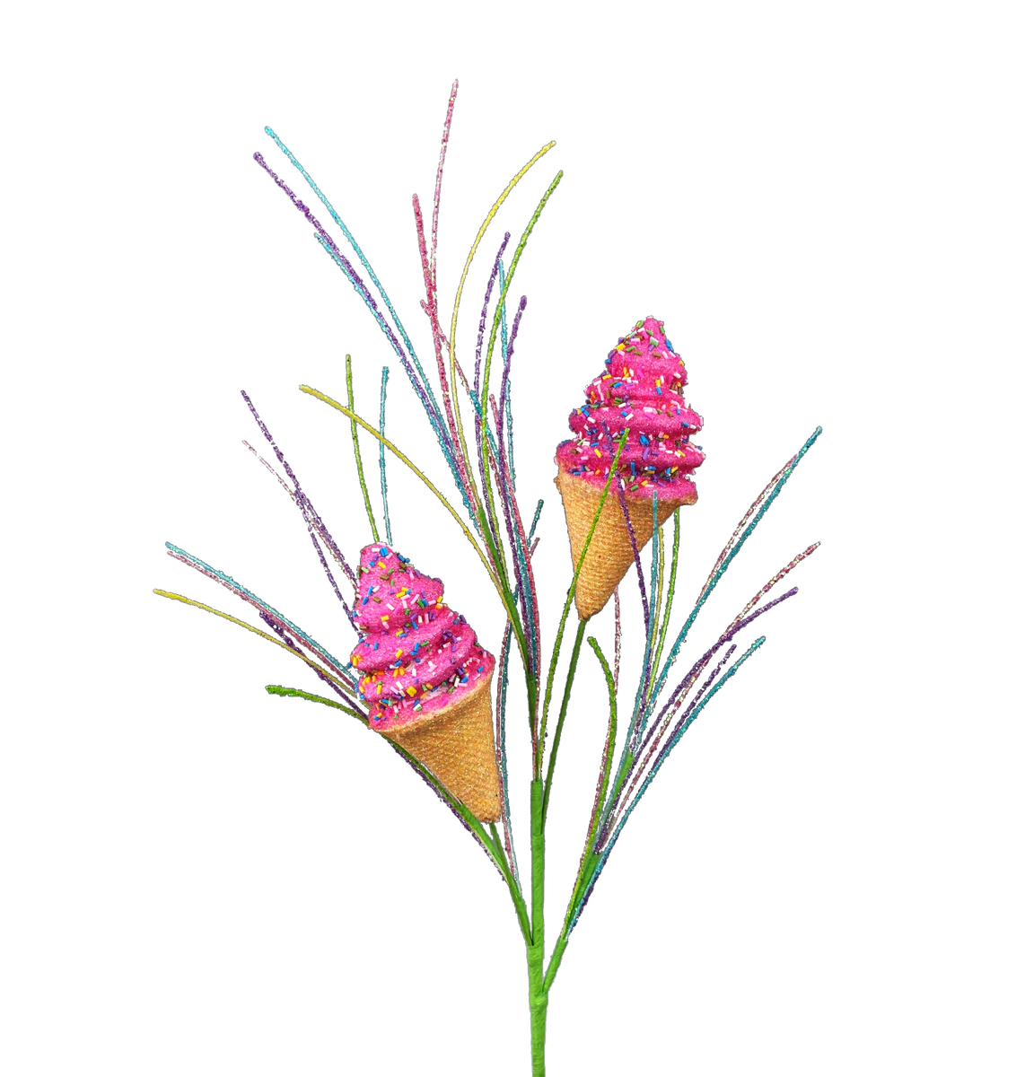 Pink Ice Cream Spray Pick – Peace of Mind Designs