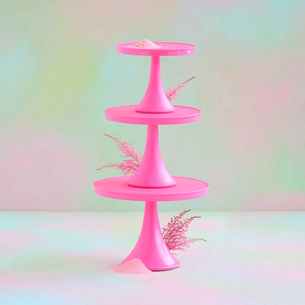 Hot Pink Cake Plates – Peace of Mind Designs