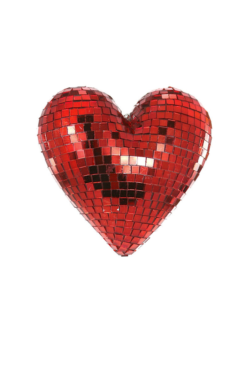 Disco Heart Ornament – Peace of Mind Designs